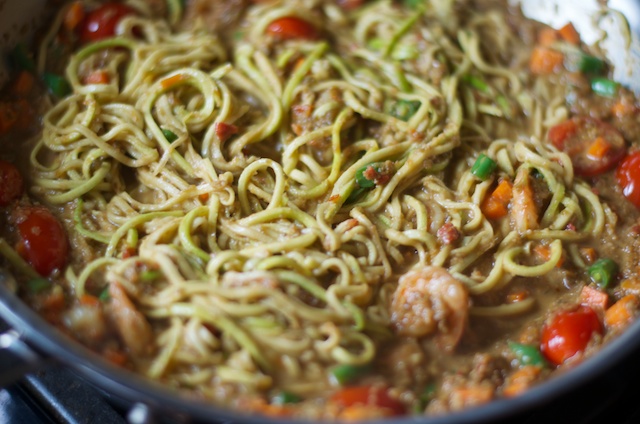 Thai Basil Sambal Noodles – that paleo couple